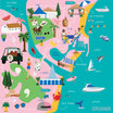 Sotogrande Map 20x20 – Travel art by SAX Doodle